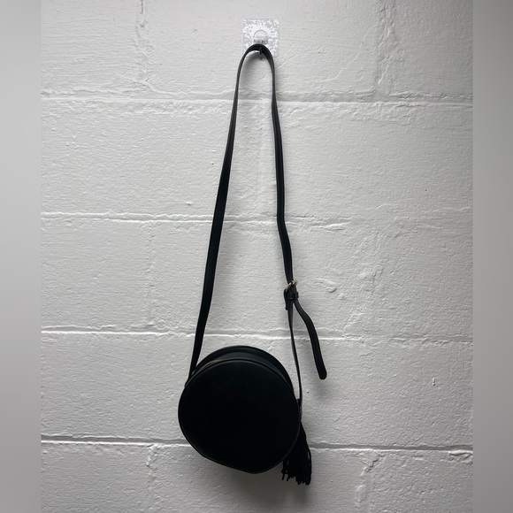 Zara | Bags | Zara Basics Black Circle Satchel Bag | Poshmark